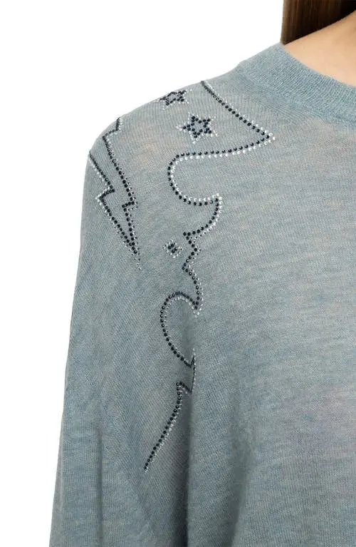 Zadig&Voltaire Swapy Embellished Cashmere Sweater