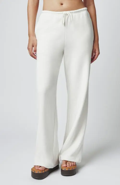 FLORENCE BY MILLS Seam Detail Wide Leg Lounge Pants - Jet Stream
