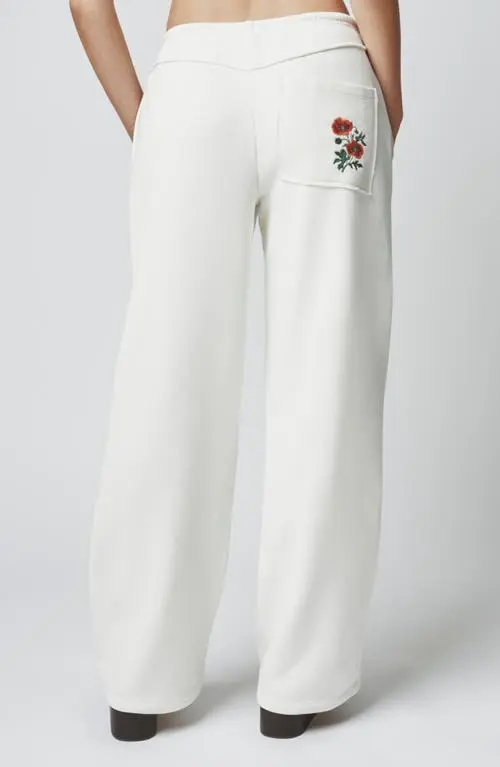 FLORENCE BY MILLS Seam Detail Wide Leg Lounge Pants - Jet Stream
