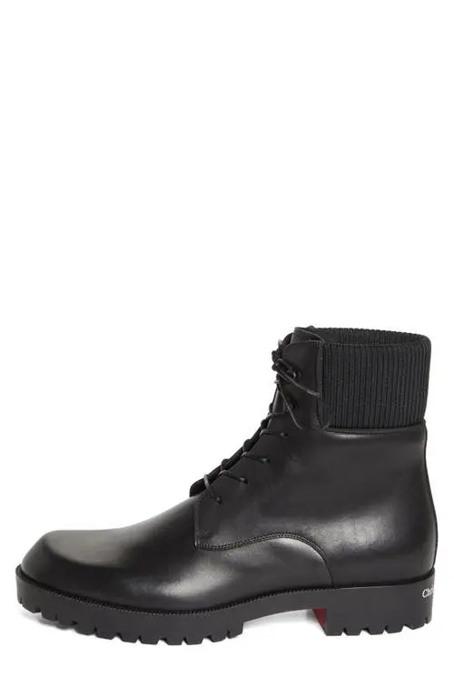 CHRISTIAN LOUBOUTIN Trapman Tct 2 Rib Cuff Boot