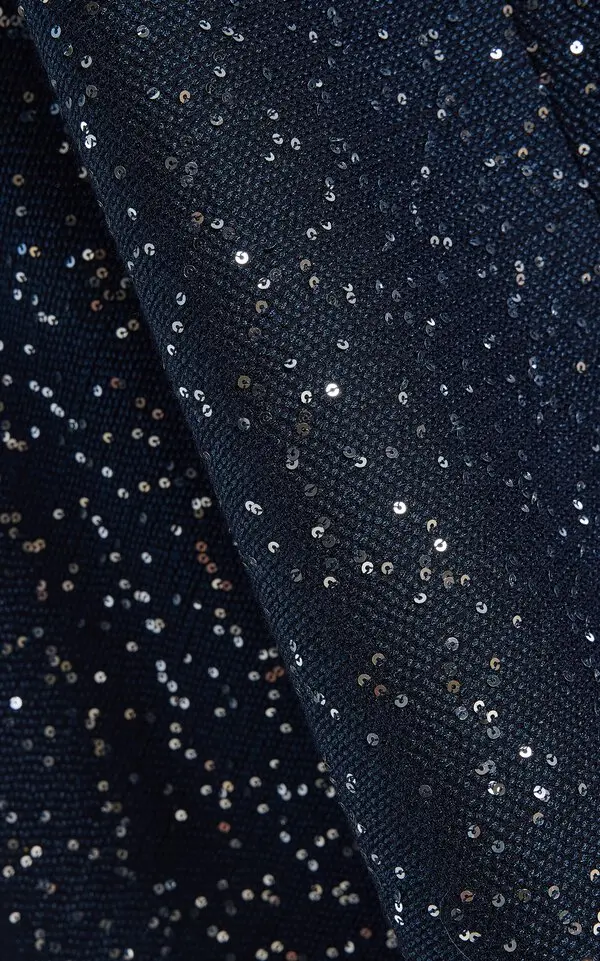 Oscar De La Renta Sequin Tweed A-line Midi Skirt