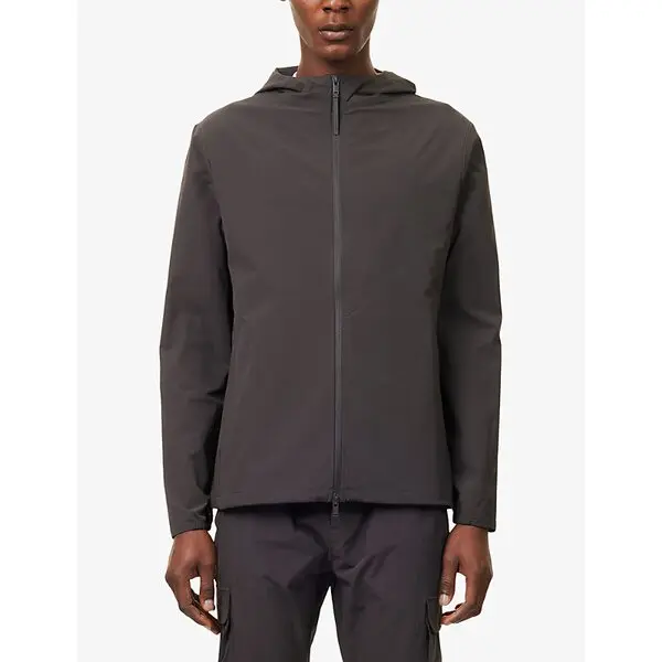 ARNE Active Technical Windbreaker Woven Jacket - Grey