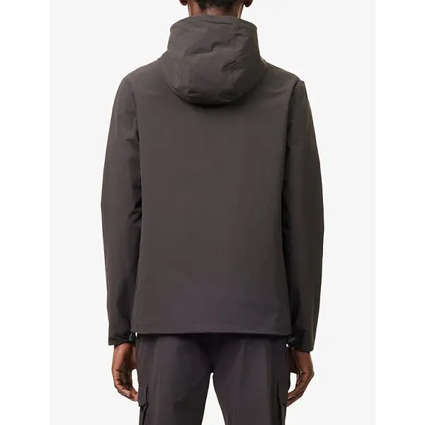 ARNE Active Technical Windbreaker Woven Jacket - Grey