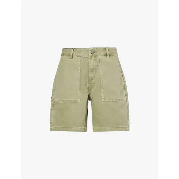 ARNE Carpenter Patch-pocket Denim Shorts