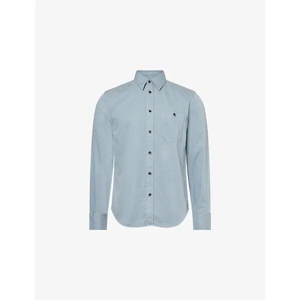 Rag & Bone Tomlin Long-sleeve Cotton-blend Shirt - Stel