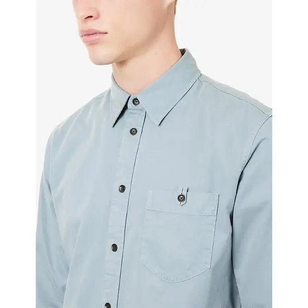 Rag & Bone Tomlin Long-sleeve Cotton-blend Shirt