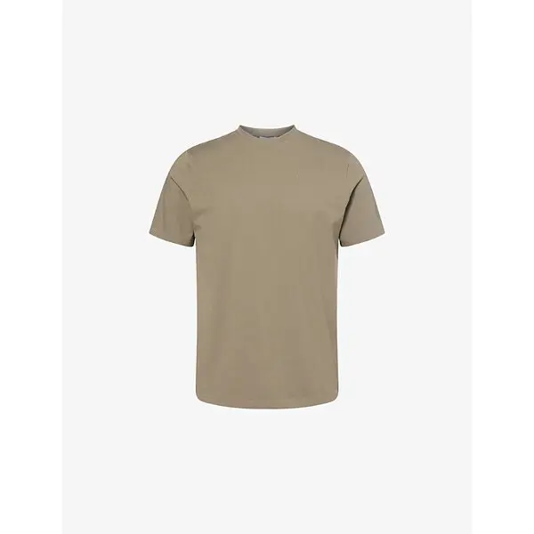 ARNE Essential Slim-fit Cotton-jersey T-shirt - Sage