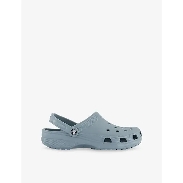 CROCS Classic Rubber Clogs With Slingback Strap - Pond