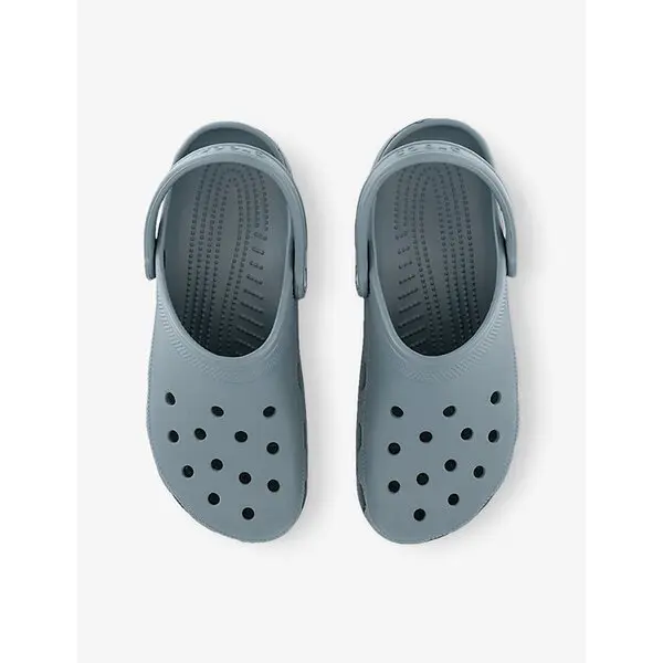 CROCS Classic Rubber Clogs With Slingback Strap - Pond