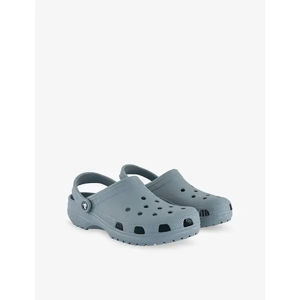 CROCS Classic Rubber Clogs With Slingback Strap - Pond