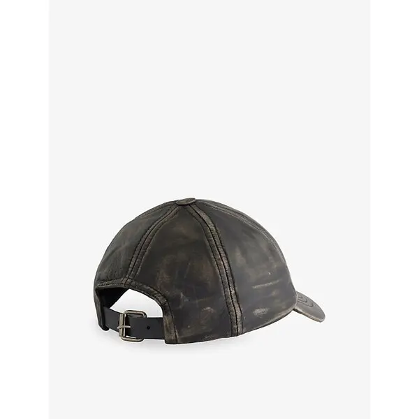 FOUND Distressed Leather Cap