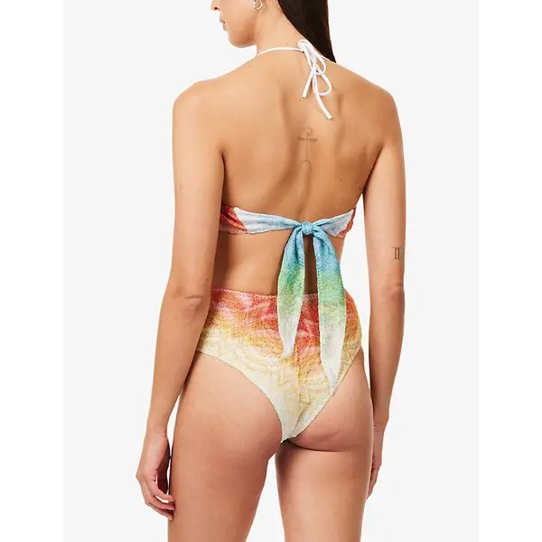 Missoni Ombré Knit High-waist Bikini Set