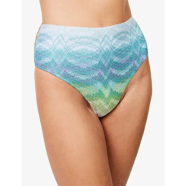 Missoni Ombré Knit High-waist Bikini Set