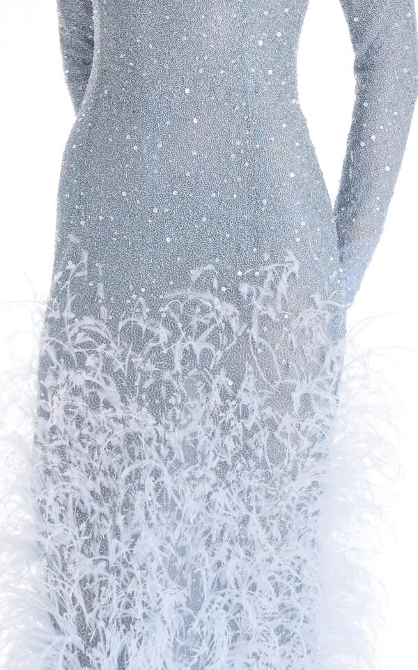 Oscar De La Renta Embellished Cocktail Midi Dress