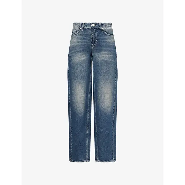 PEACHY DEN Joan Barrel-leg Jeans