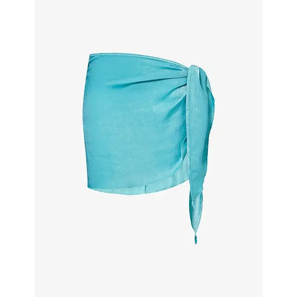 GRACEJACOB Ocean Shimmer Sarong - Teal