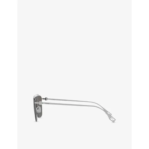 Fendi Aviator Metal Sunglasses