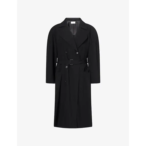 THE ROW Belted Wool Trench Coat