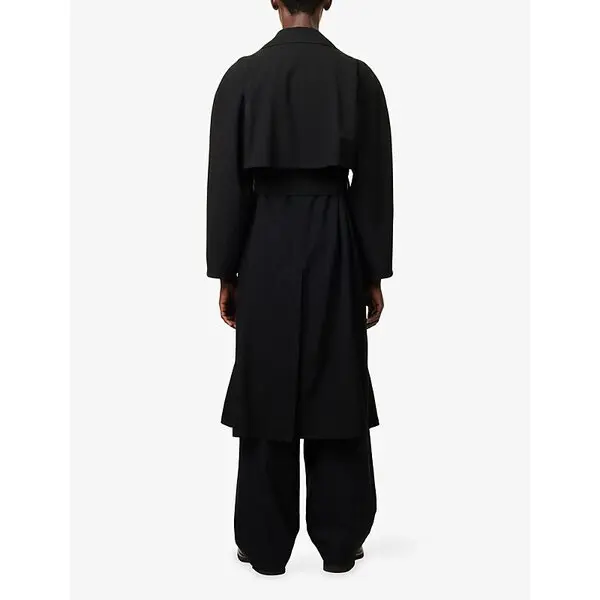 THE ROW Belted Wool Trench Coat