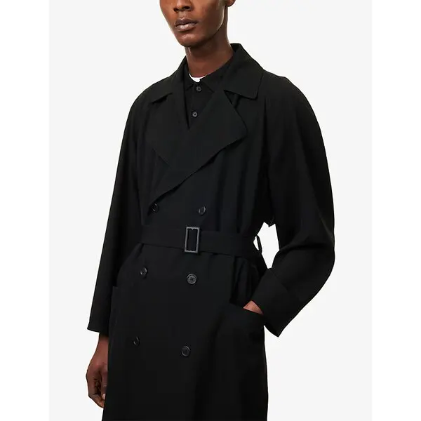 THE ROW Belted Wool Trench Coat
