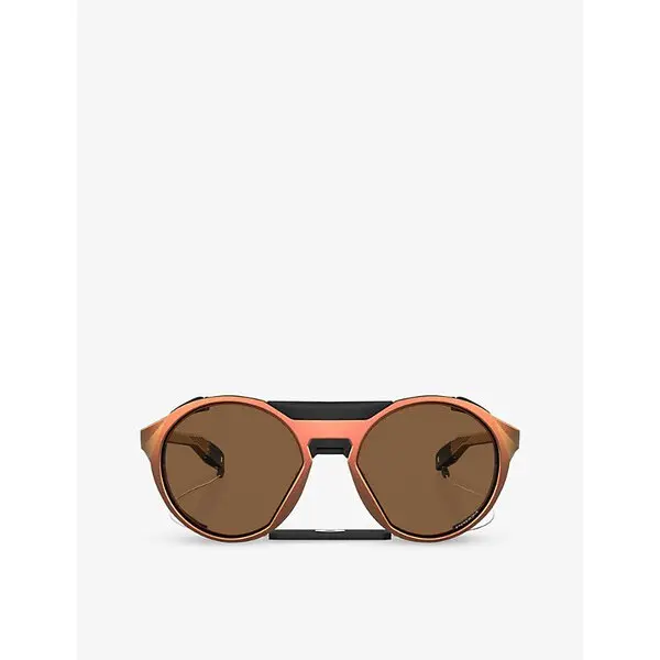 Oakley Oo9440 Clifden Round Frame Acetate Sunglasses - Multi-coloured