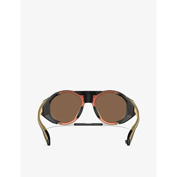 Oakley Oo9440 Clifden Round Frame Acetate Sunglasses
