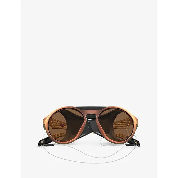 Oakley Oo9440 Clifden Round Frame Acetate Sunglasses