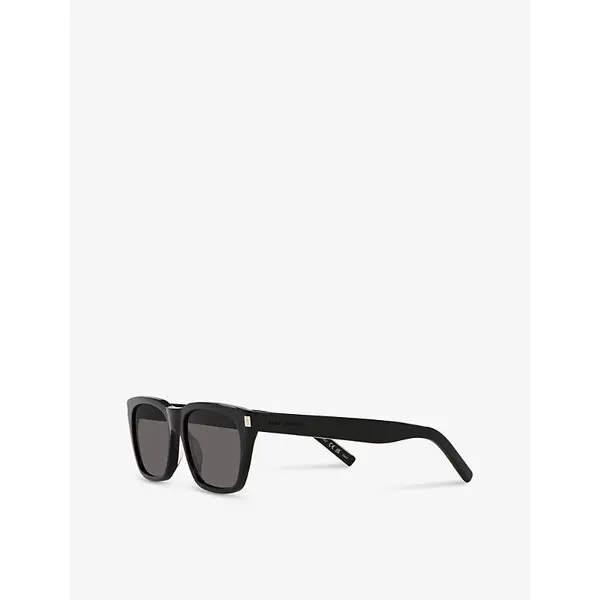Saint Laurent Sl598 Rectangle-frame Acetate Sunglasses