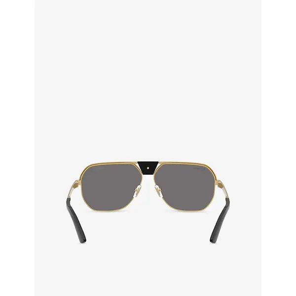Versace Ve2294 Square-frame Metal Sunglasses