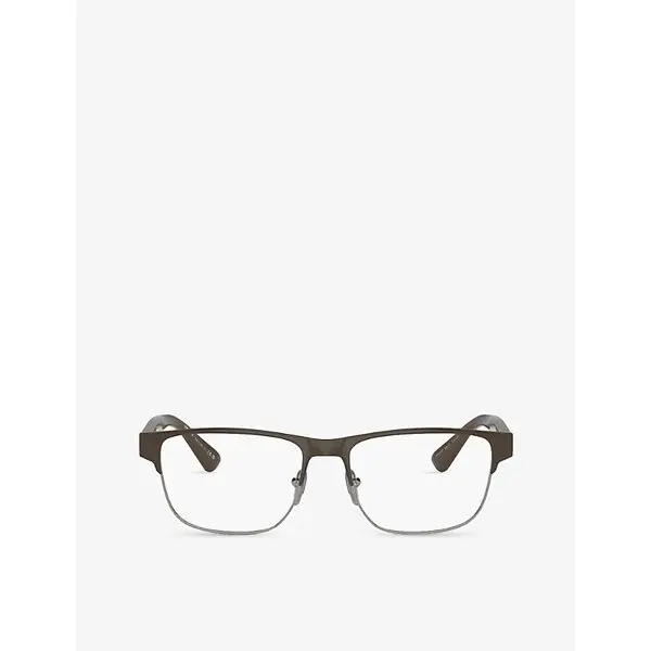 Prada Pillow-frame Acetate Optical Glasses - Brown