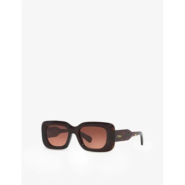 Chloé Square Frame Acetate Sunglasses