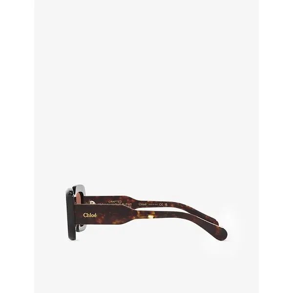 Chloé Square Frame Acetate Sunglasses