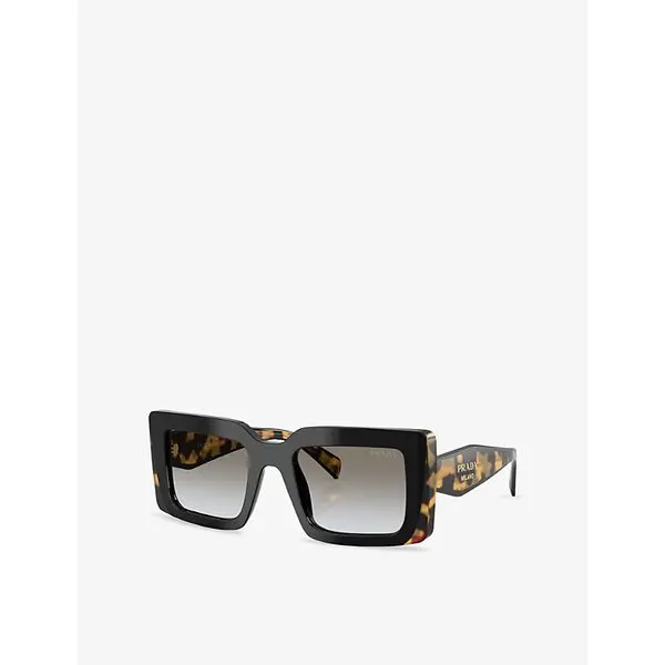 Prada Square Frame Acetate Sunglasses