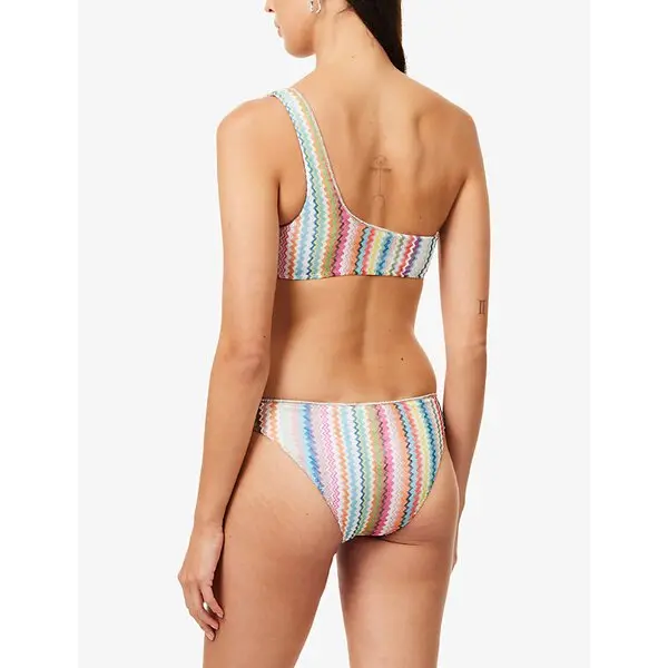 Missoni Zig-zag Asymmetric Bikini Set - Multi