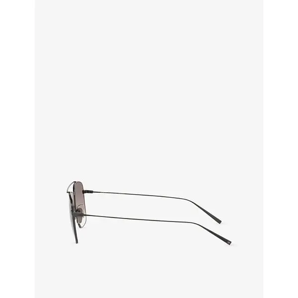 Dita Square-frame Metal Sunglasses
