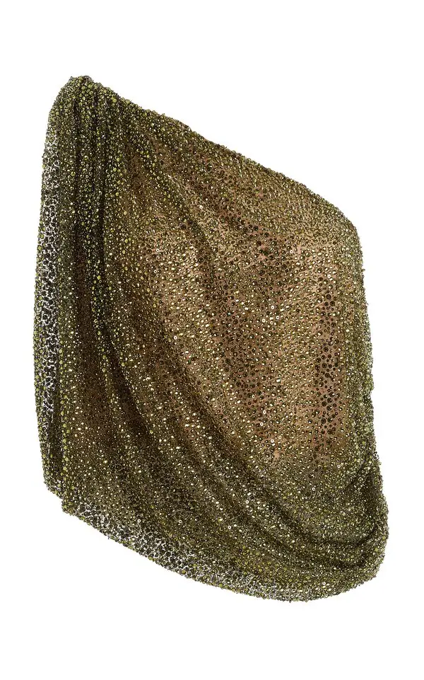 Oscar De La Renta Crystal-embroidered Mini Dress