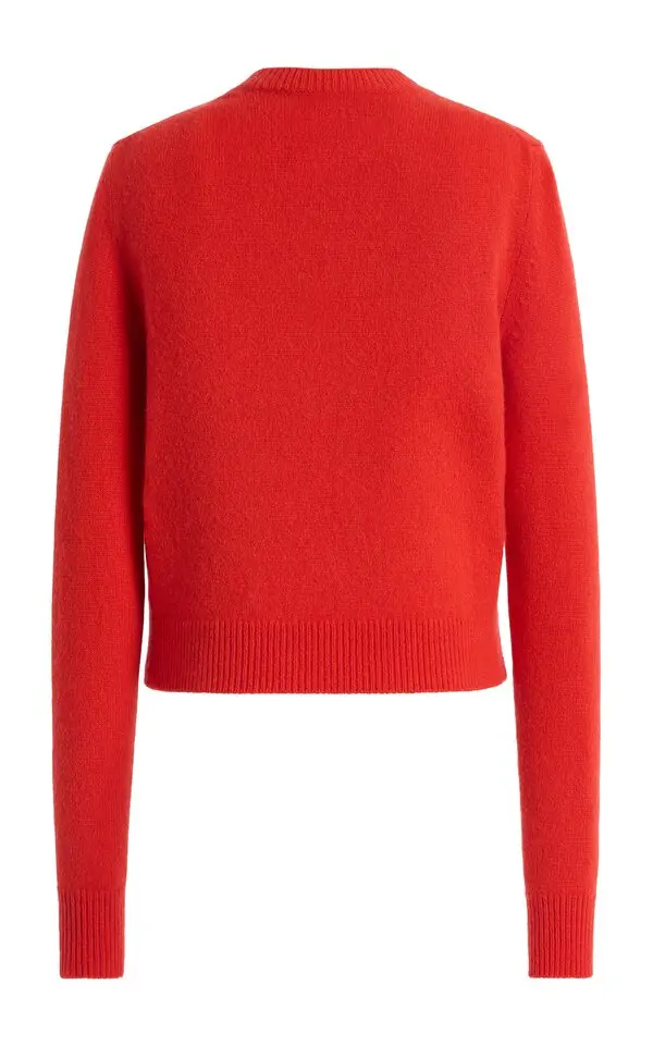 Oscar De La Renta Long-sleeve Cashmere Sweater