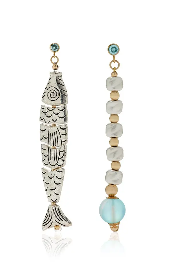 ISSHI Pisces Earrings - Silver