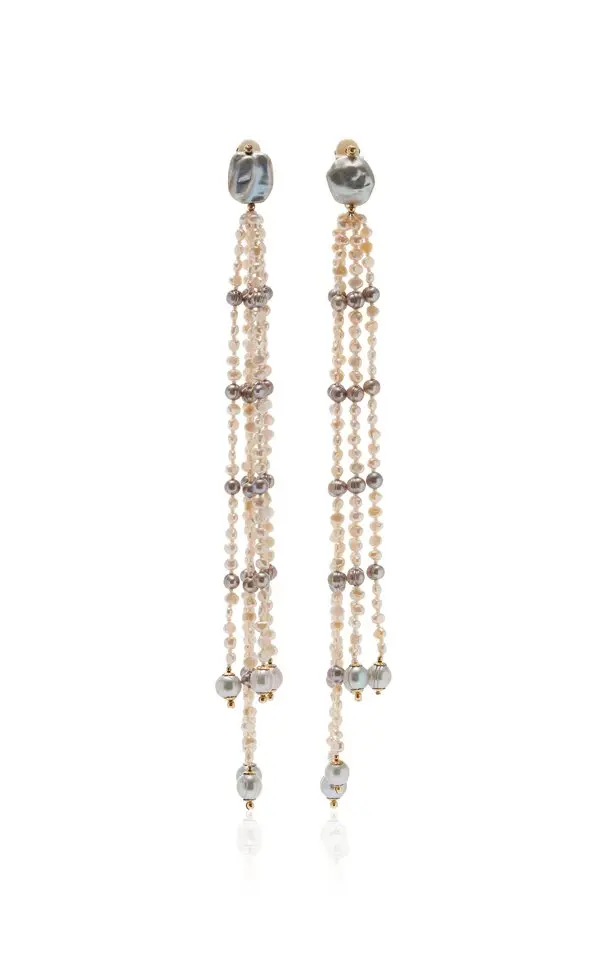 ISSHI Pearl River Earrings - Silver