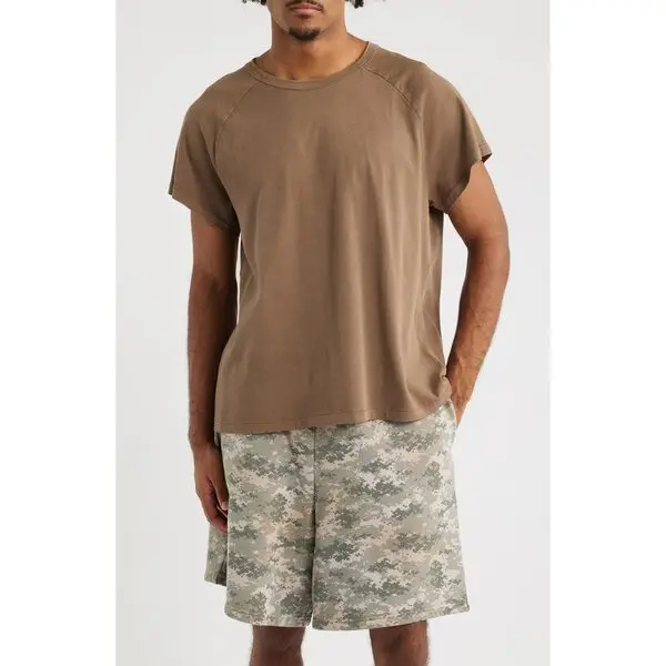 ELWOOD Raglan Sleeve T-shirt - Brown