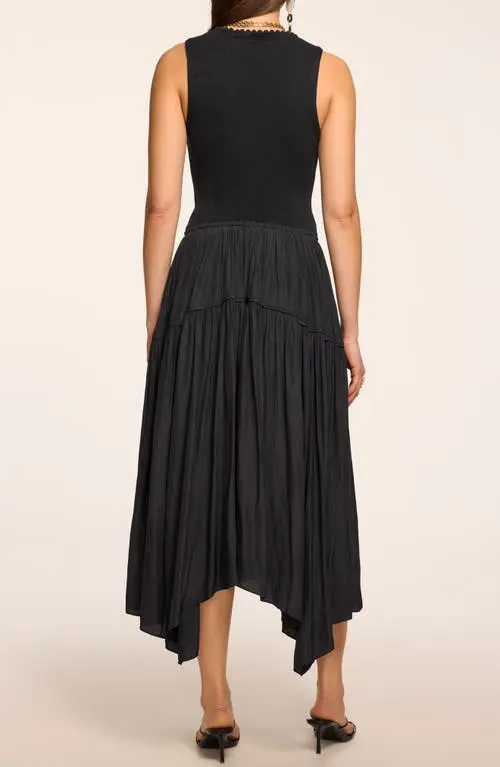 Ramy Brook Hadley Sleeveless Asymmetrical Maxi Dress