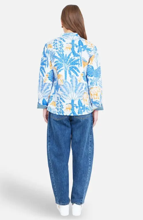 YUMI Jungle Reversible Cotton Quilted Jacket