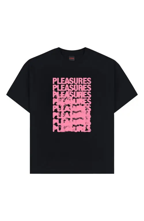 PLEASURES Immolate Graphic T-shirt - Black