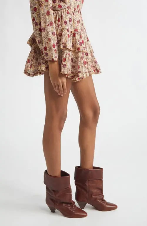 Isabel Marant Étoile Jocadia Ruffle Cotton Miniskort