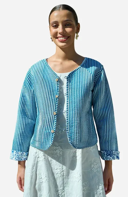 YUMI Reversible Quilted Cotton Jacket