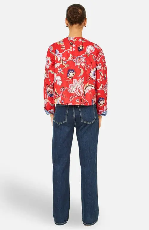 YUMI Boho Cotton Reversible Quilted Jacket