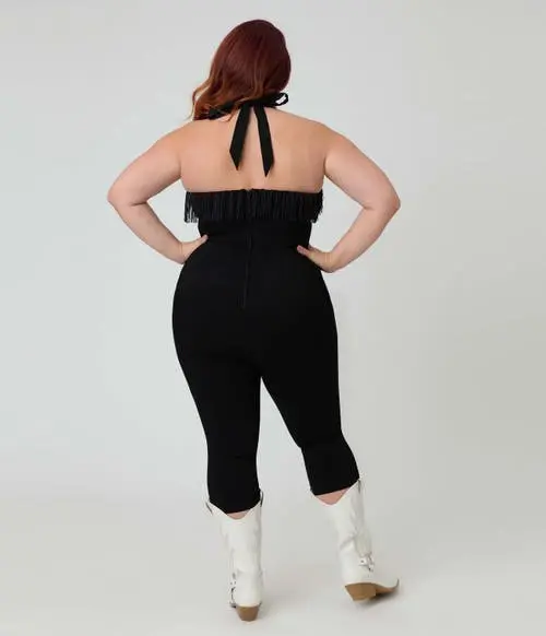 Unique Vintage Western Maines Jumpsuit