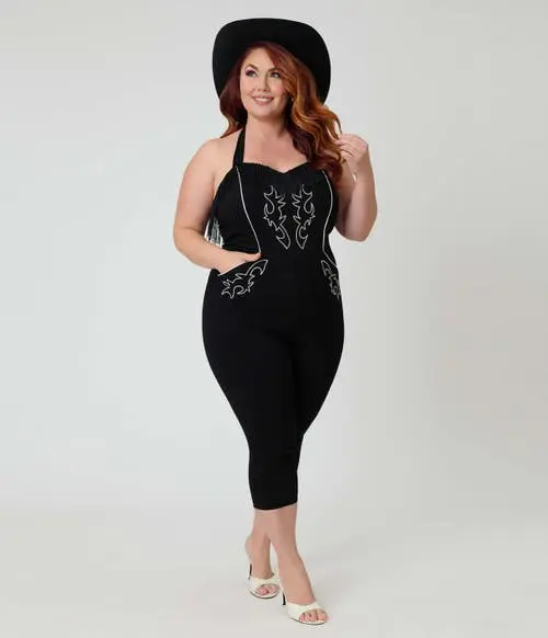 Unique Vintage Western Maines Jumpsuit