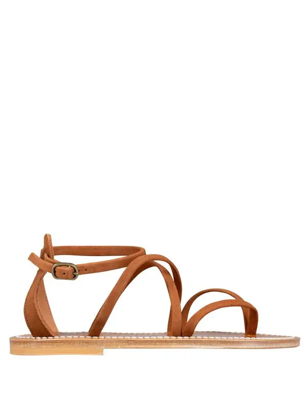 K.JACQUES Epicure F Suede Sandals - Red