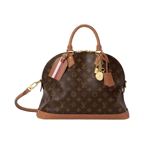 LOUIS VUITTON Alma Mm Soft Celebration Monogram Canvas Bag - Brown